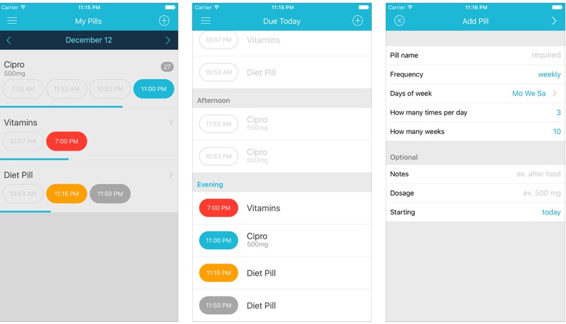Easy Pill - Medication Tracker & Reminder | For Your Patient | The ...